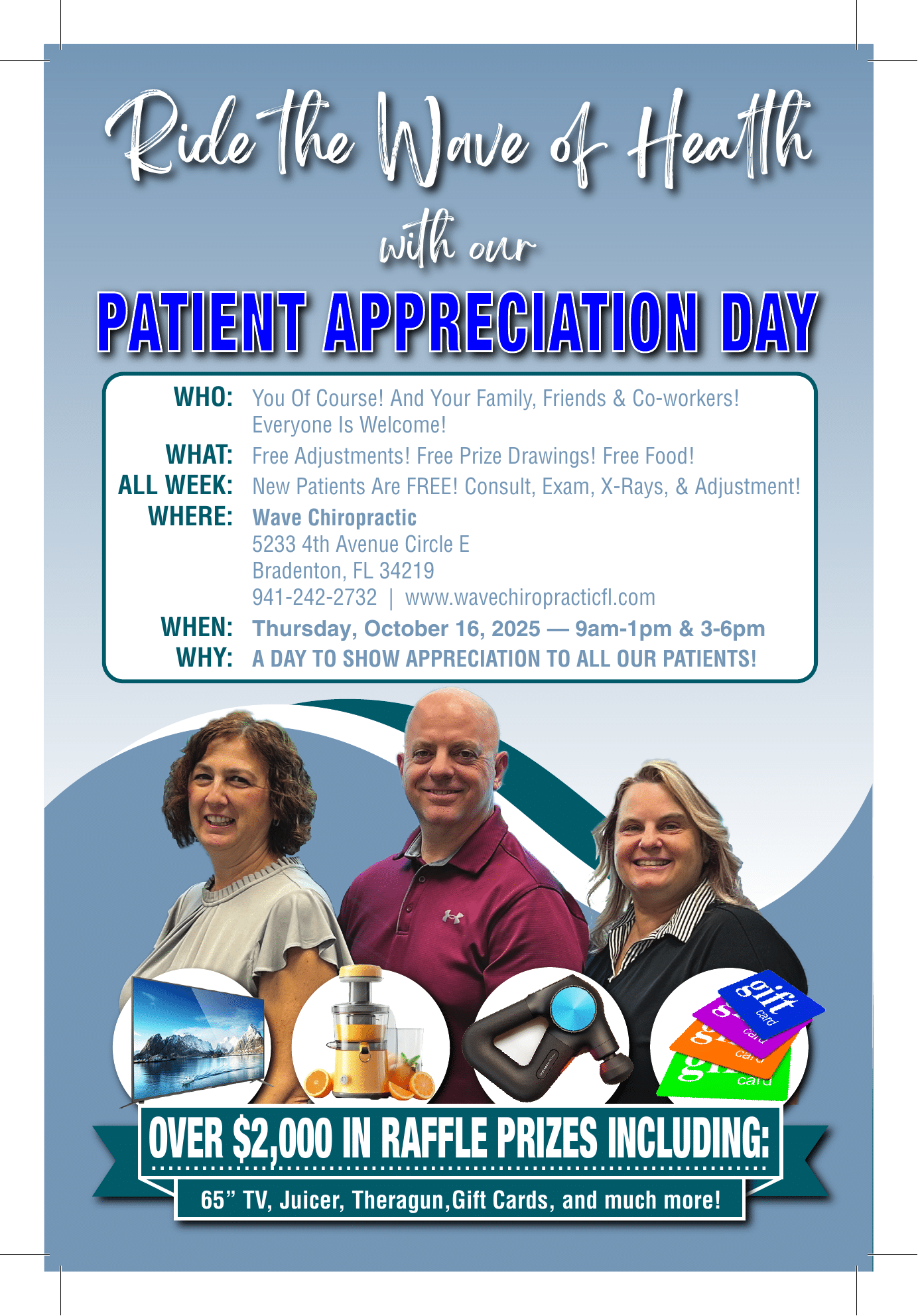 Patient Appreciation Day - Wave Chiropractic